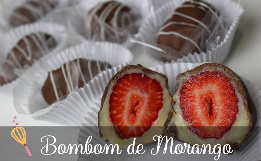 Bombom de morango - Confeitaria de Negócios